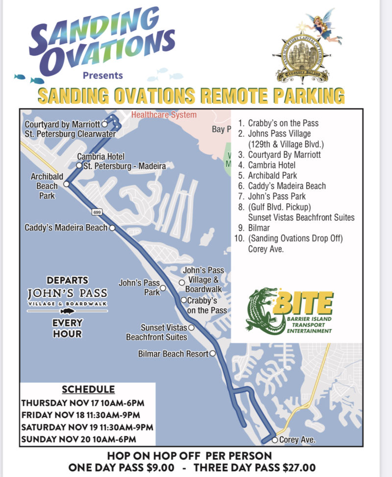 Treasure Island Sanding Ovations Sand Sculpture Castle Festival