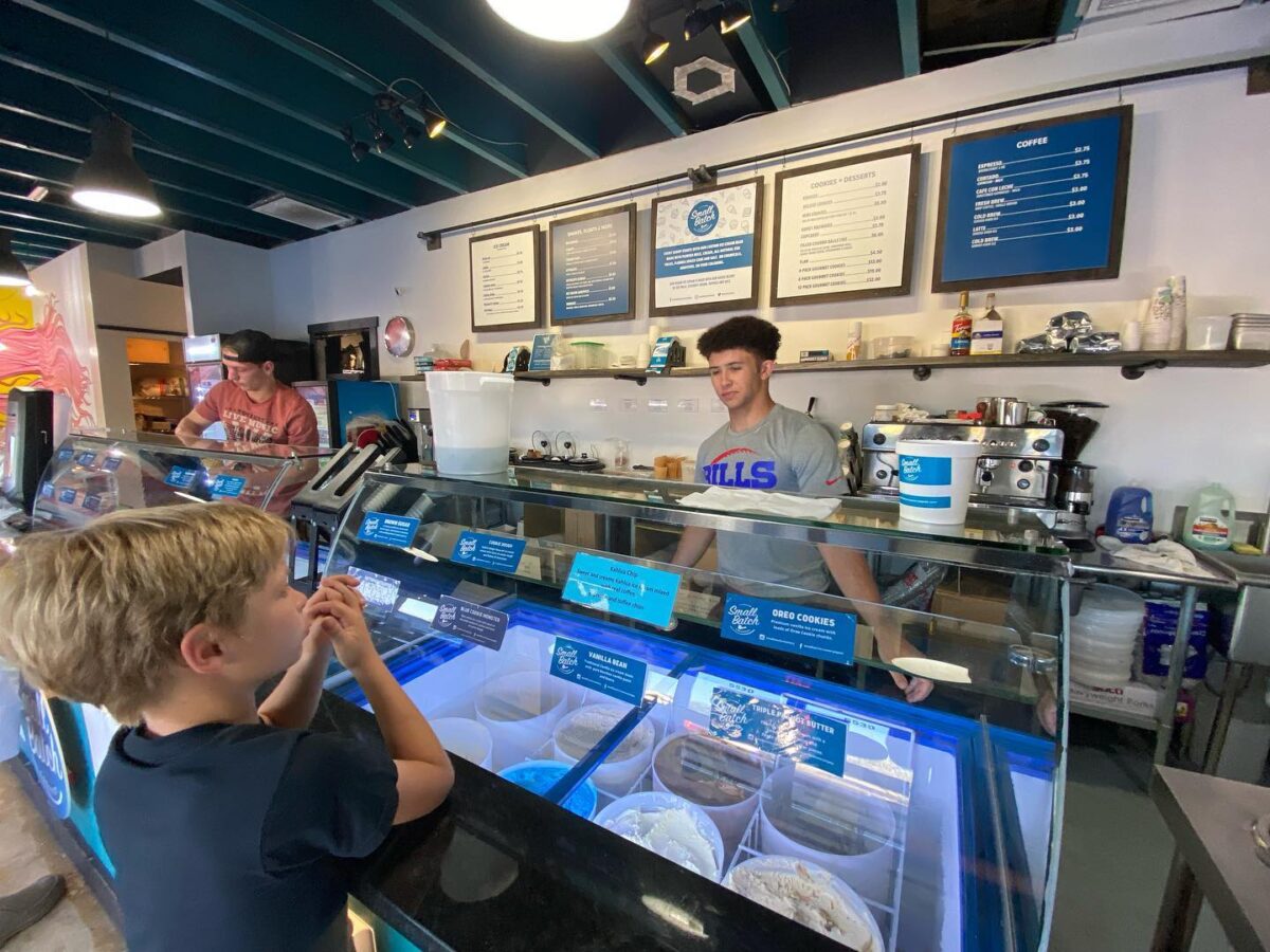 Small Batch Creamery Ice Cream Shop in St Petersburg Florida