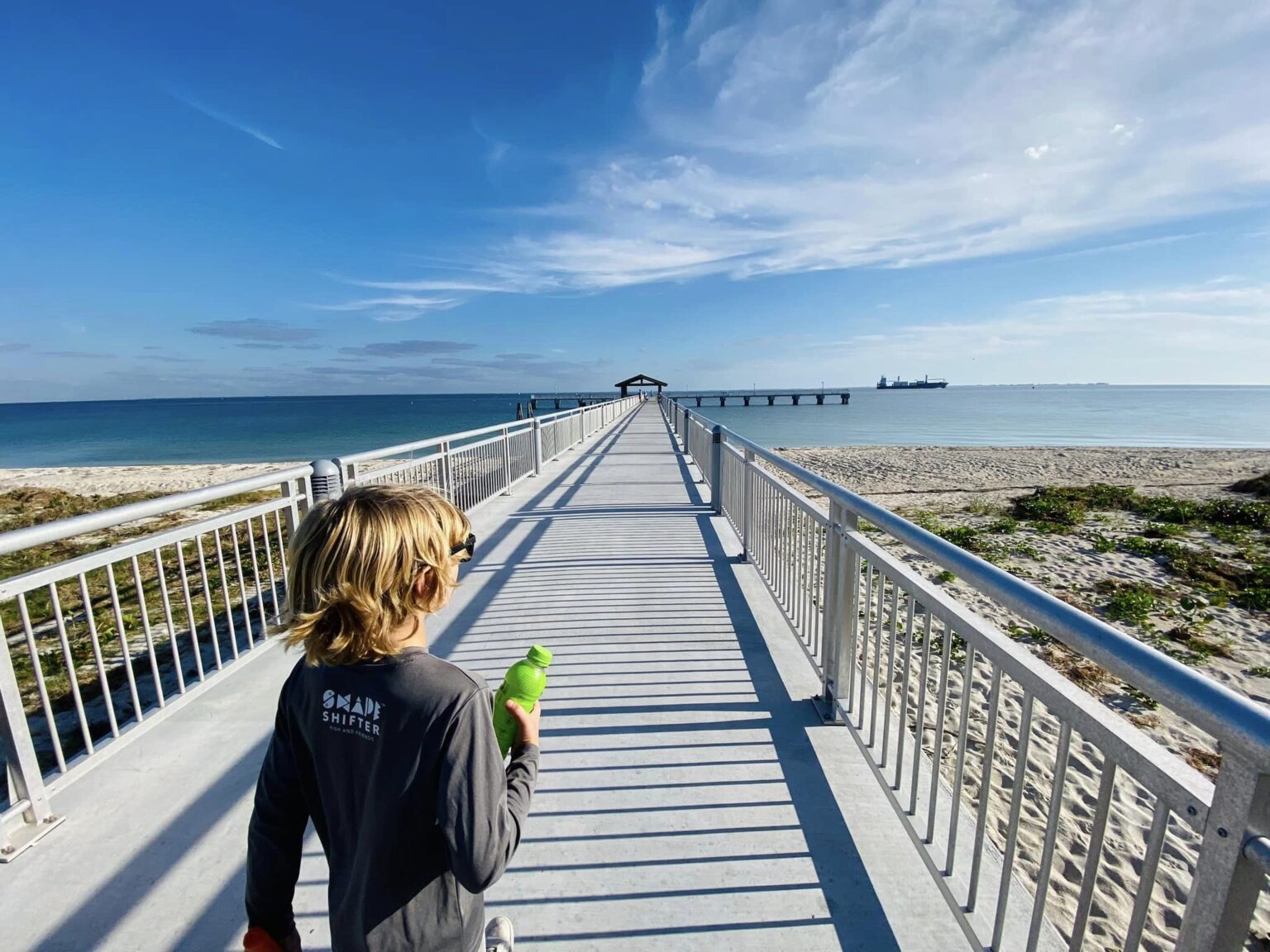 Ft Desoto Pier in St Petersburg Florida - Fishing and Beach