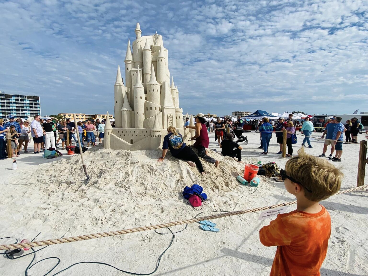 Sanding Ovations Sand Sculptures in Treasure Island Florida