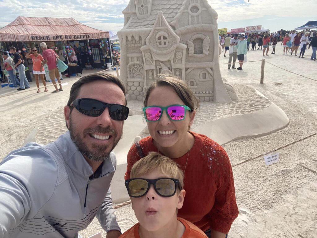 Sanding Ovations Sand Sculptures in Treasure Island Florida
