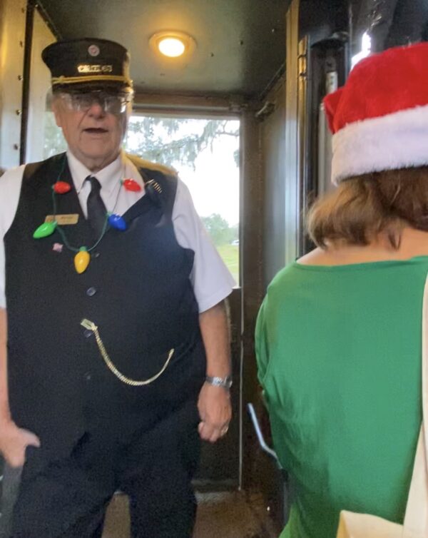 North Pole Express Train Ride in Parrish Florida for the Holidays